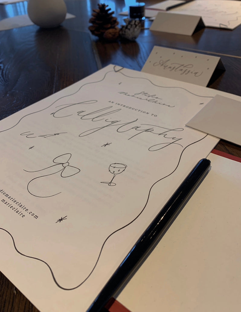 Christmas Calligraphy & Champagne | Battersea Dec 13th – Calligraphy By MCW